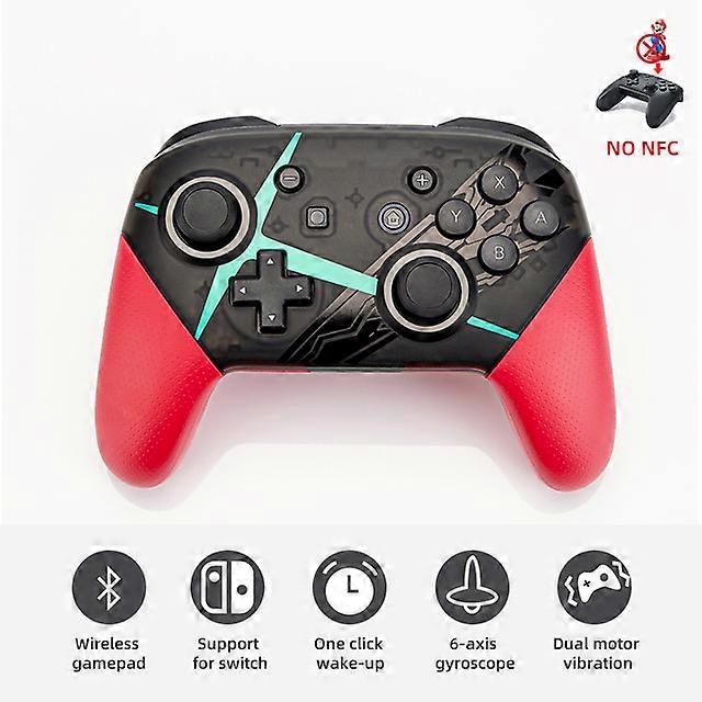 Switch gamepad with dual motor vibration switch pro Game controller with 6-axis gyroscope ...