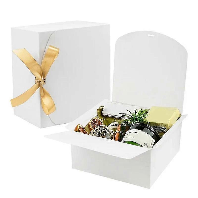 10Pack Black Gift Boxes with Lids, 8X8X4 Inch Groomsmen Proposal Box ...