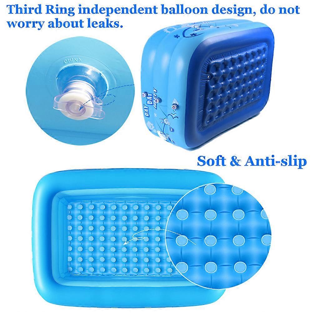 120/130cm Children Bathing Tub Baby Home Use Paddling Pool Inflatable ...