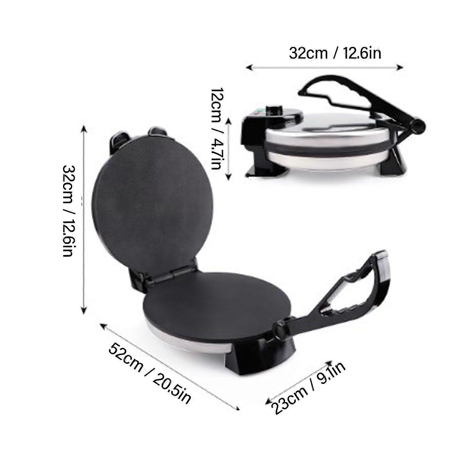 Electric Tortilla Maker 10in Knob Temperature Control Anti Stick Roti ...