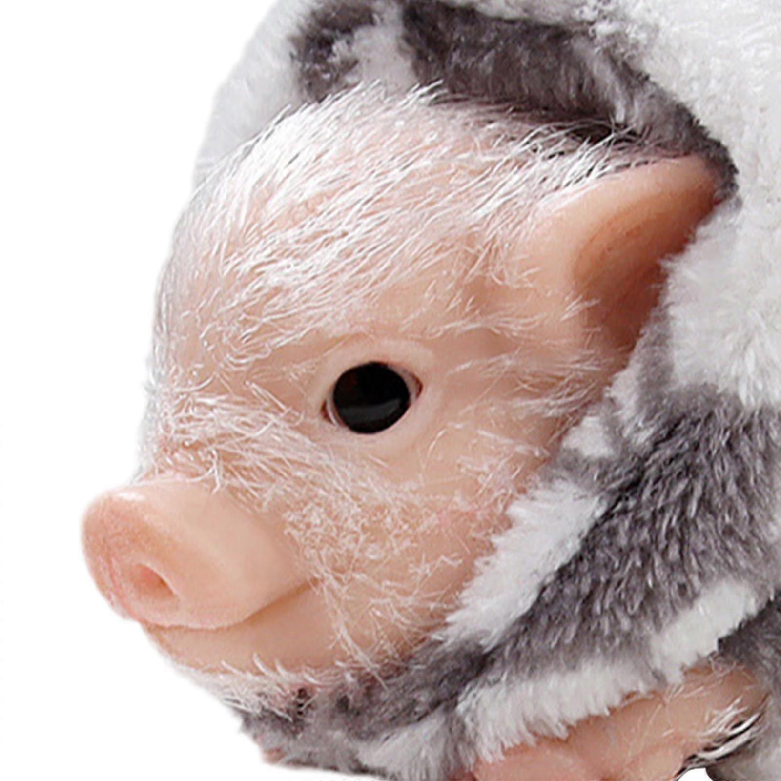 Silicone Pig Realistic Soft Reborn Pig Toy for Kids Boys Girls Birthday ...