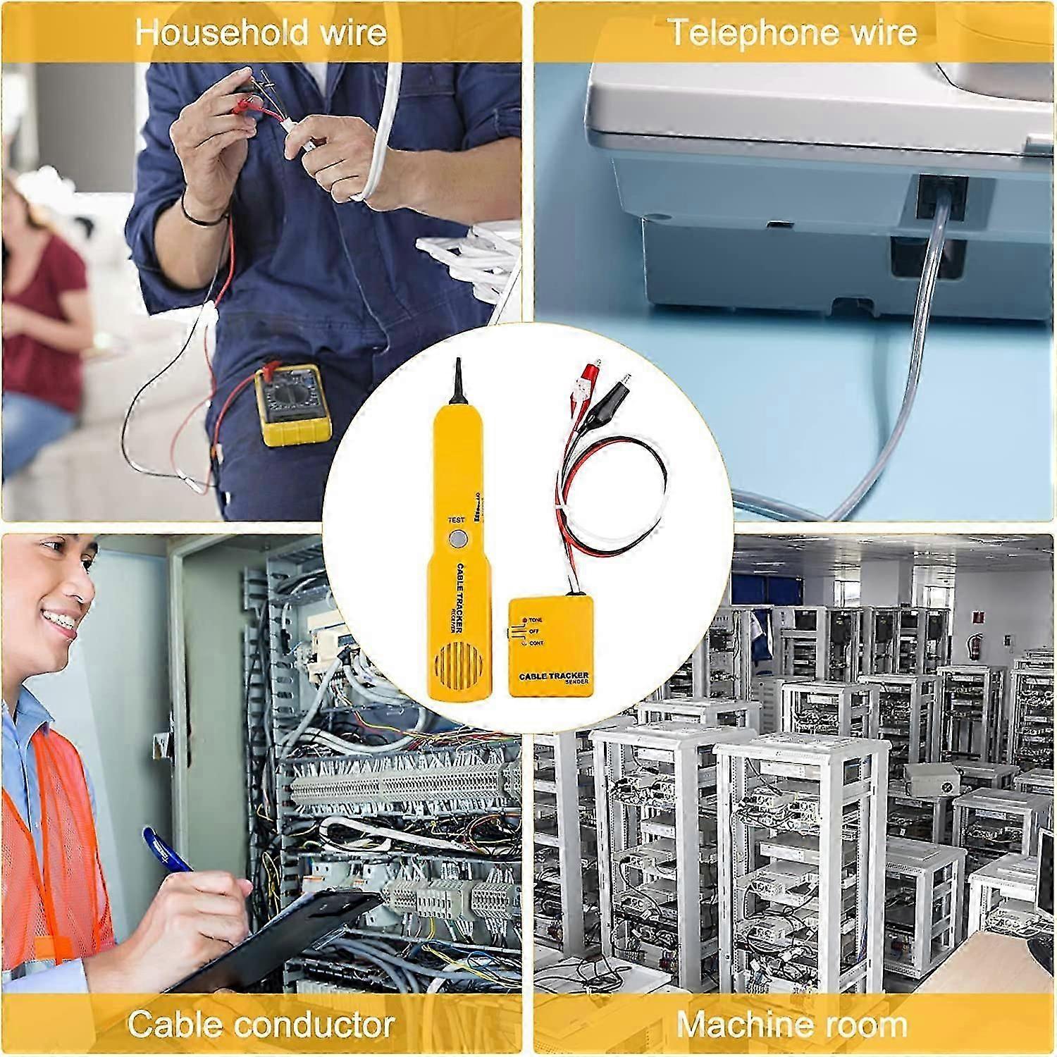 Circuit Tester, Wire Tracer And Tone Generator, Network Cable Tester Rj ...