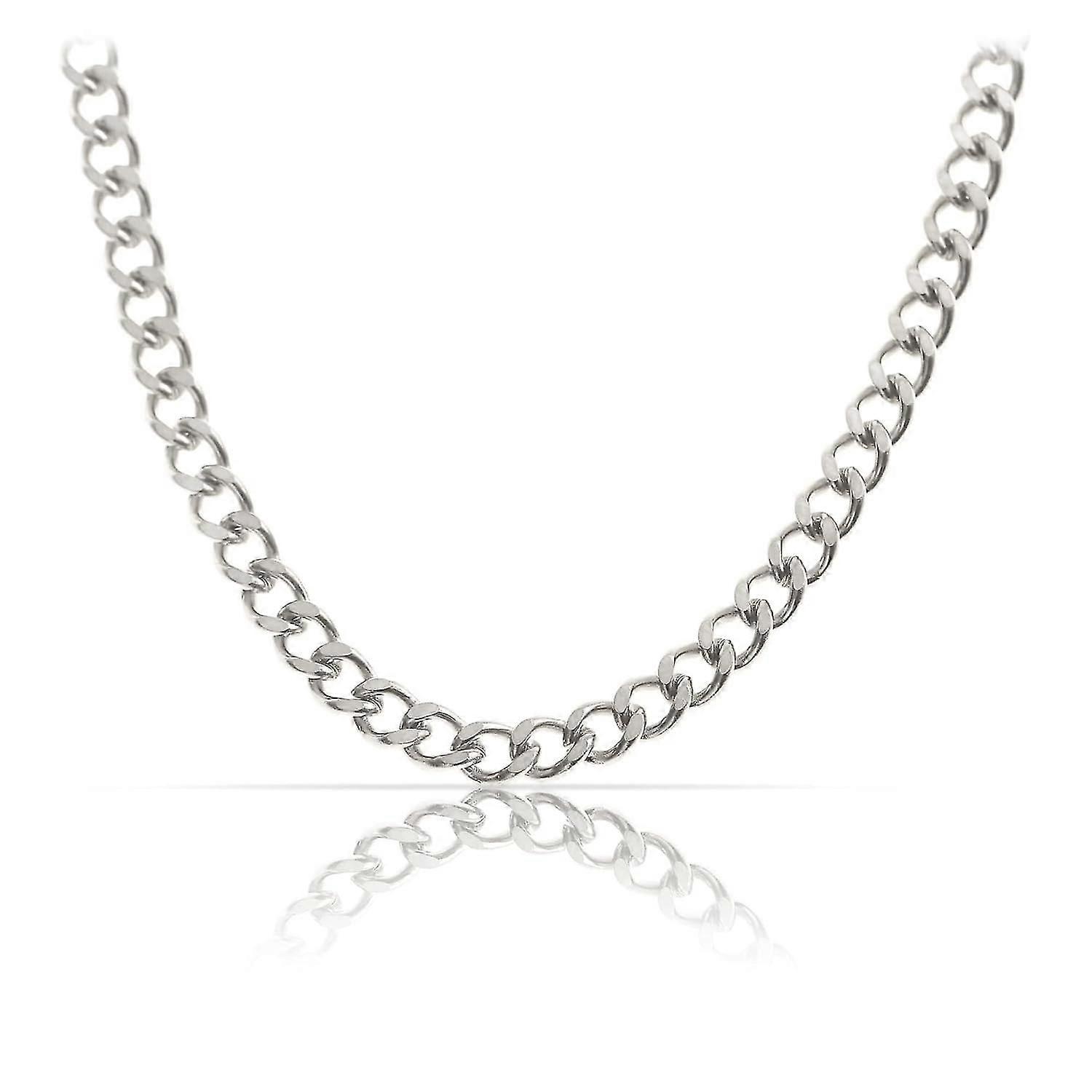 High-quality Silver Chain Made Of Stainless Steel Robust Silver ...