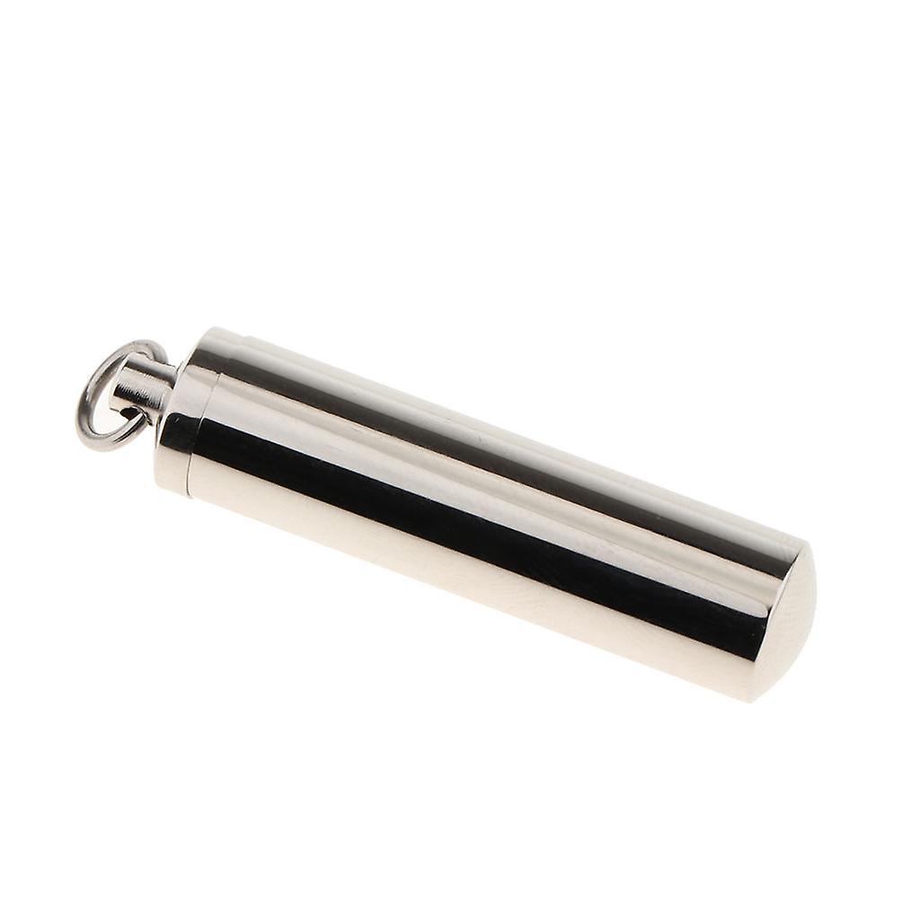 Stainless Steel Capsule Pendant Urn Ash Memorial Keepsake Diy Pendant ...