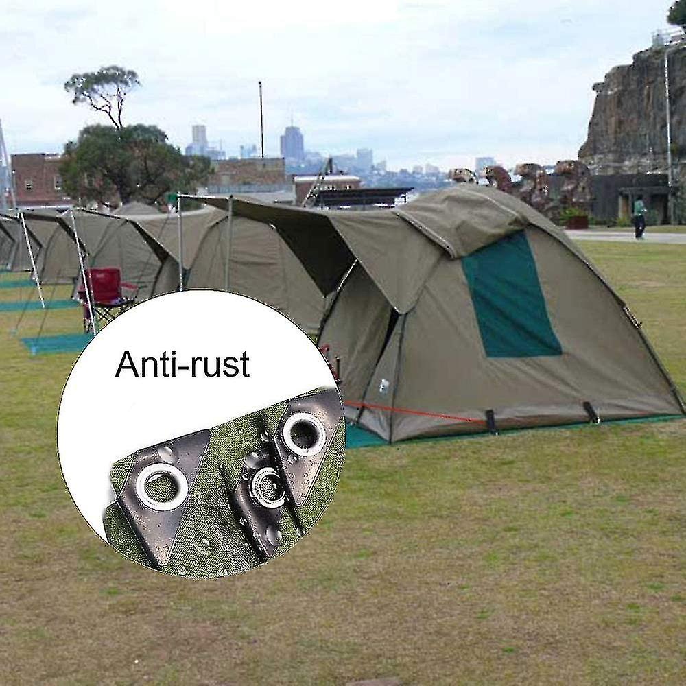 100pcs Sets Eyelets 14mm Grommet Kit Eyelets Tools Metal Grommet Eyelet ...