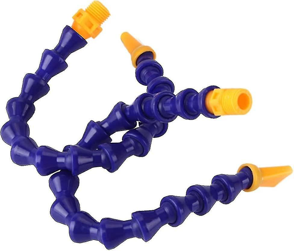 4 Pcs Coolant Hose 1/2 Universal Flexible Coolant Pipe Plastic Round ...