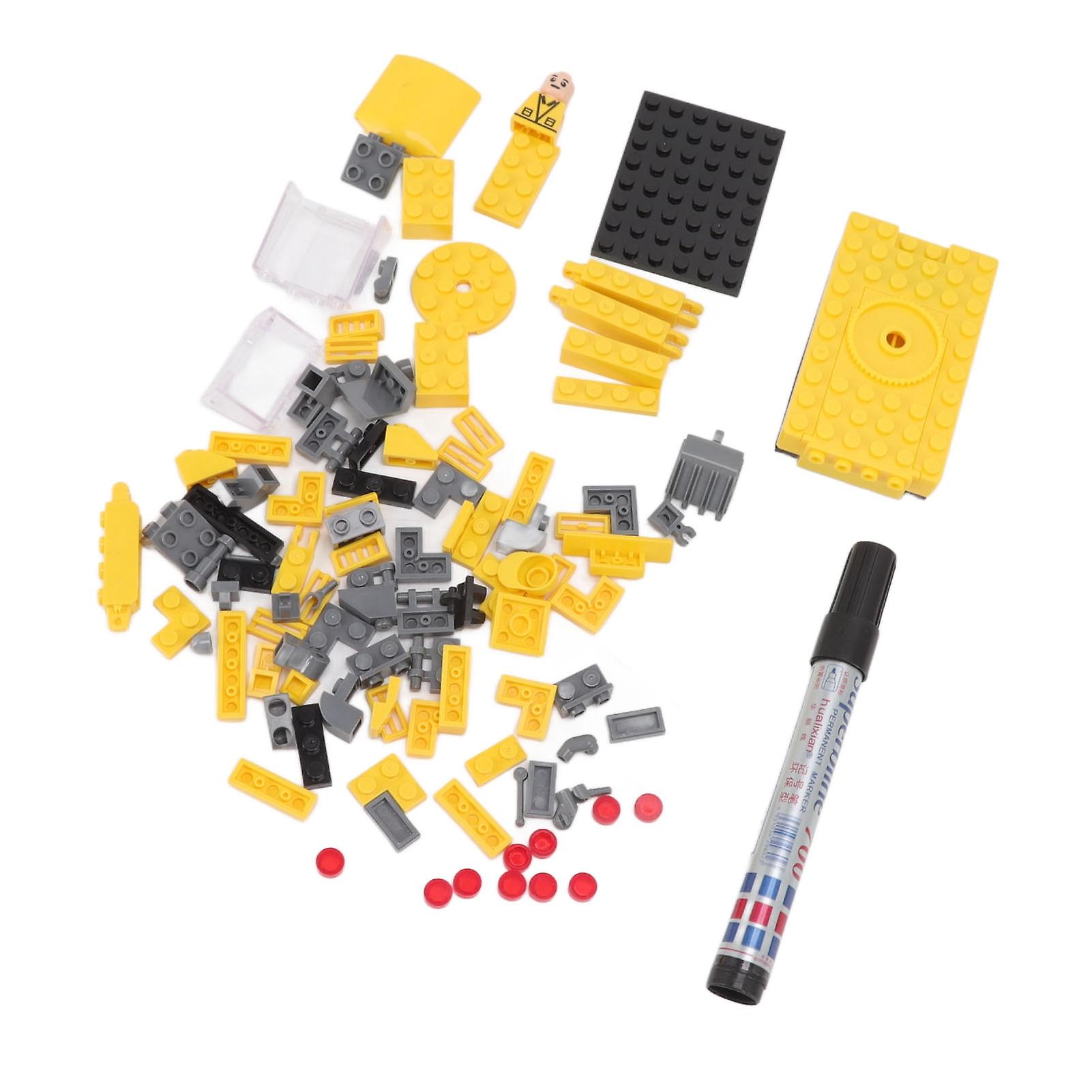 Portable Building Blocks Car Toys Diy Induction Building Blocks ...