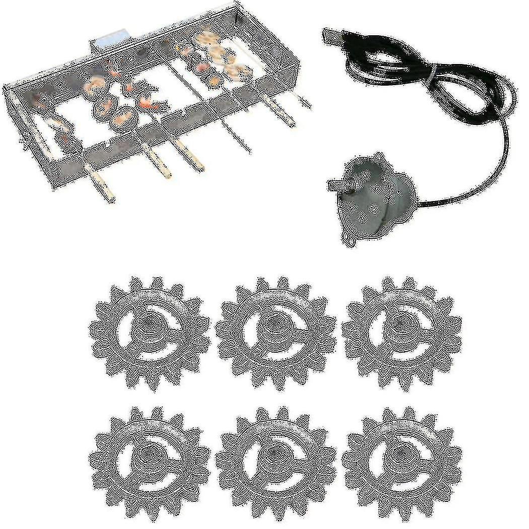 Automatic Rotisserie Grill Tools Metal Bbq Rotary Frame Gear With Usb ...