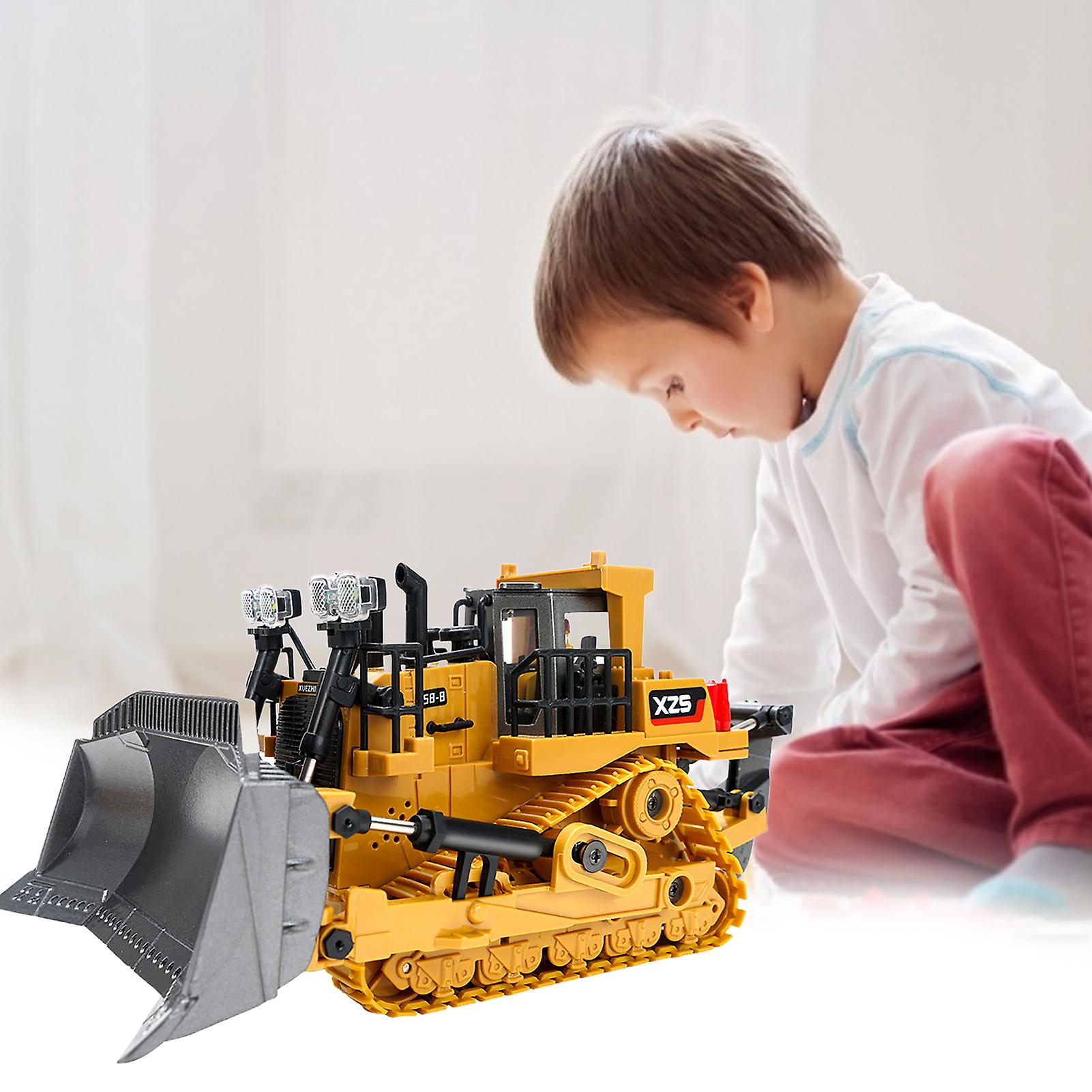 Excavator Toy Electric Remote Controlled Alloy RC Wheel Loader Truck ...