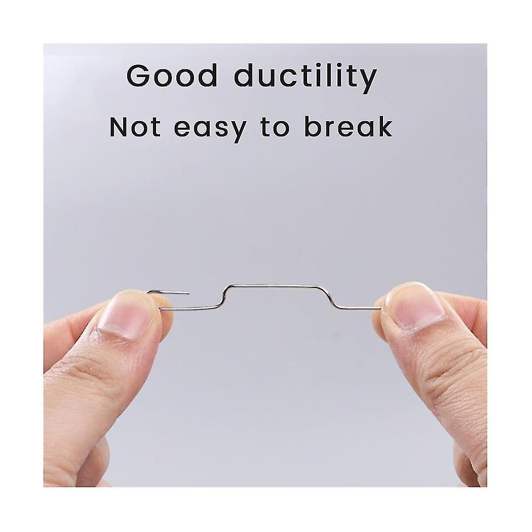 Nickel-plated Paper Clip Back-type Buckle Back-line Needle Clip File ...