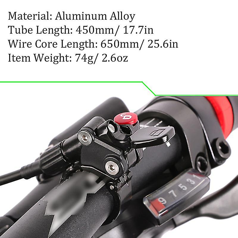 Bike Remote Lockout Lever Cable Control Front Fork Switch Air Fork Wire ...