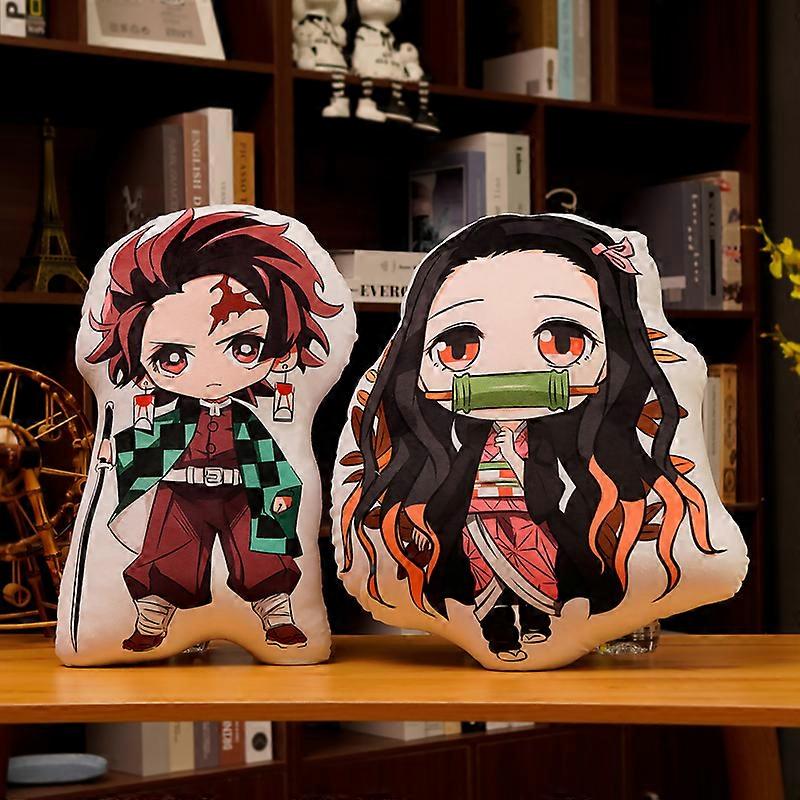 45cm Soft Rengoku Kyoujurou Demon Slayer Plush Pillow Doll Tanjirou ...