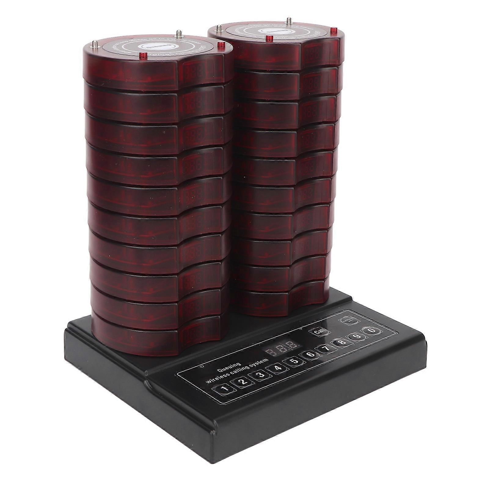 Wireless Calling System 20 Call Buttons Professional Restaurant Pager ...