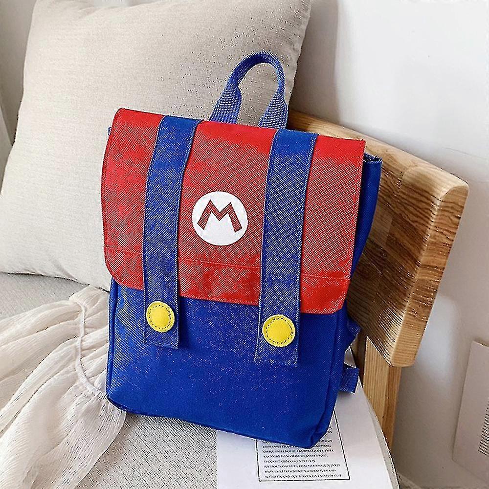 Toddler Cartoon Super Mario Bros Theme Backpack Boys Girls Elementary ...
