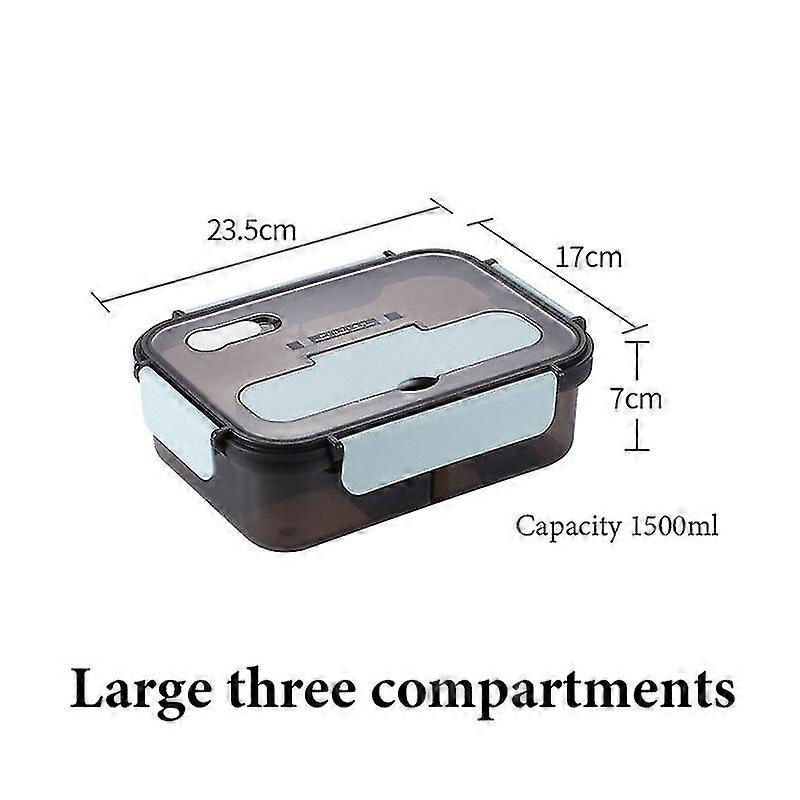 1100ml/1500ml Microwave Lunch Box For Kids Food Container Storage ...