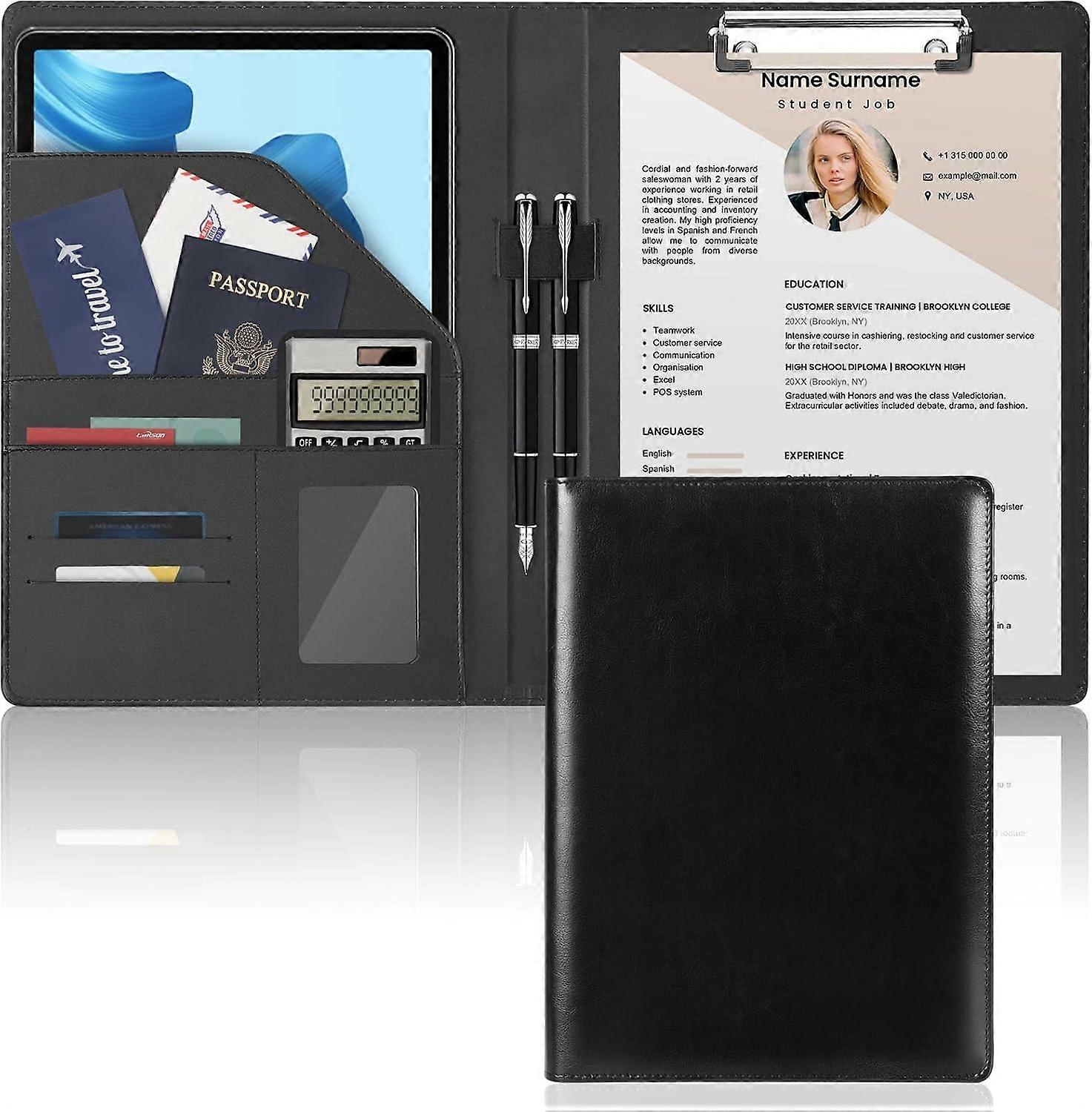 Meeting Folder A4 Business Document Folder with Clipboard, Document ...