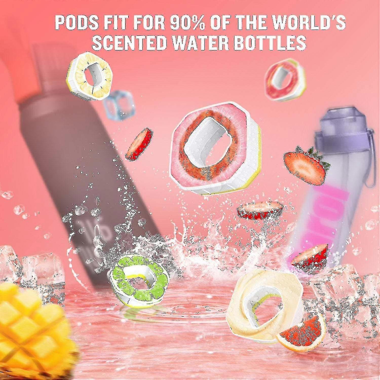 Air Bottle, 2024 Improved Water Bottle With 7 Flavours, Air Bottle ...