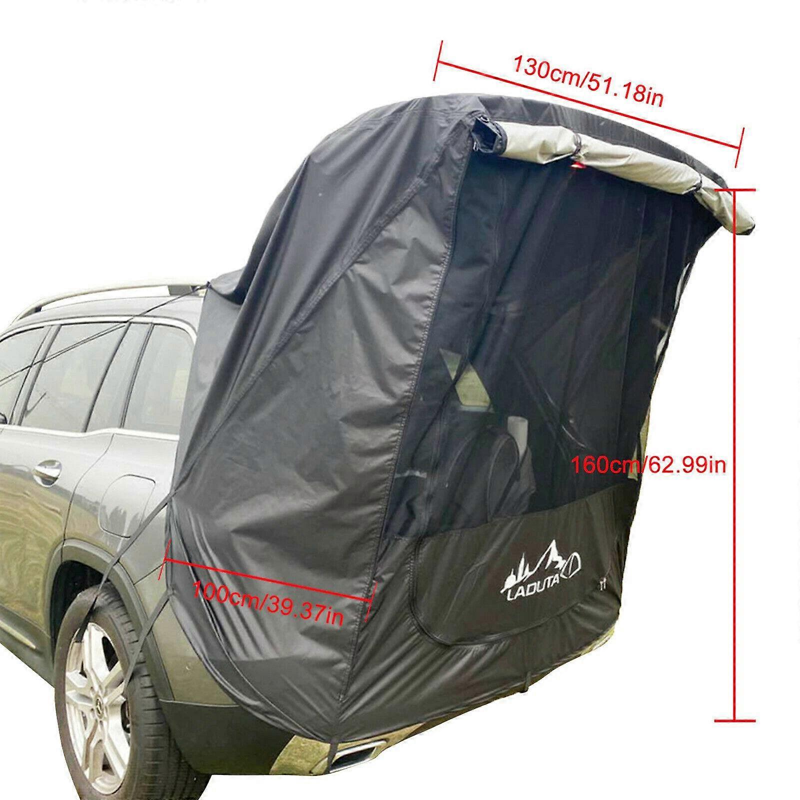 Portable Camping Car SUV Trunk Tent Wind Resistance Prevent Mosquitoes ...