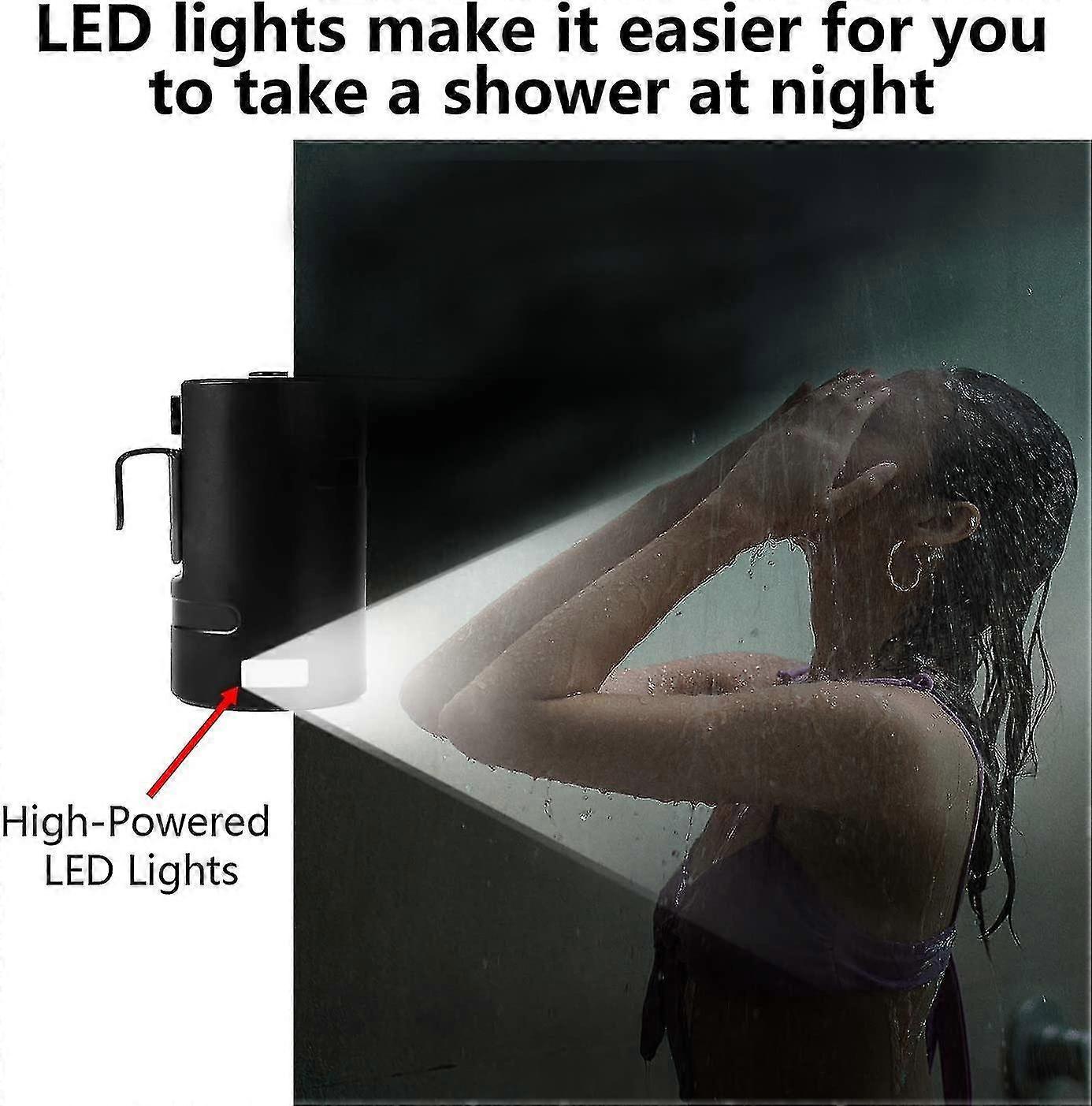 Portable Outdoor Shower, 2 Flow Mode, 4400mah Battery Powered Shower ...