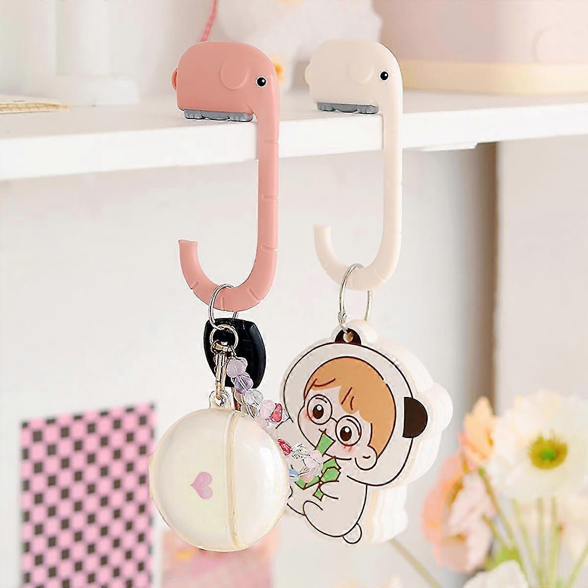 2 Pieces Handbag Hook for Tables Portable Bag Hooks for Table Plastic ...