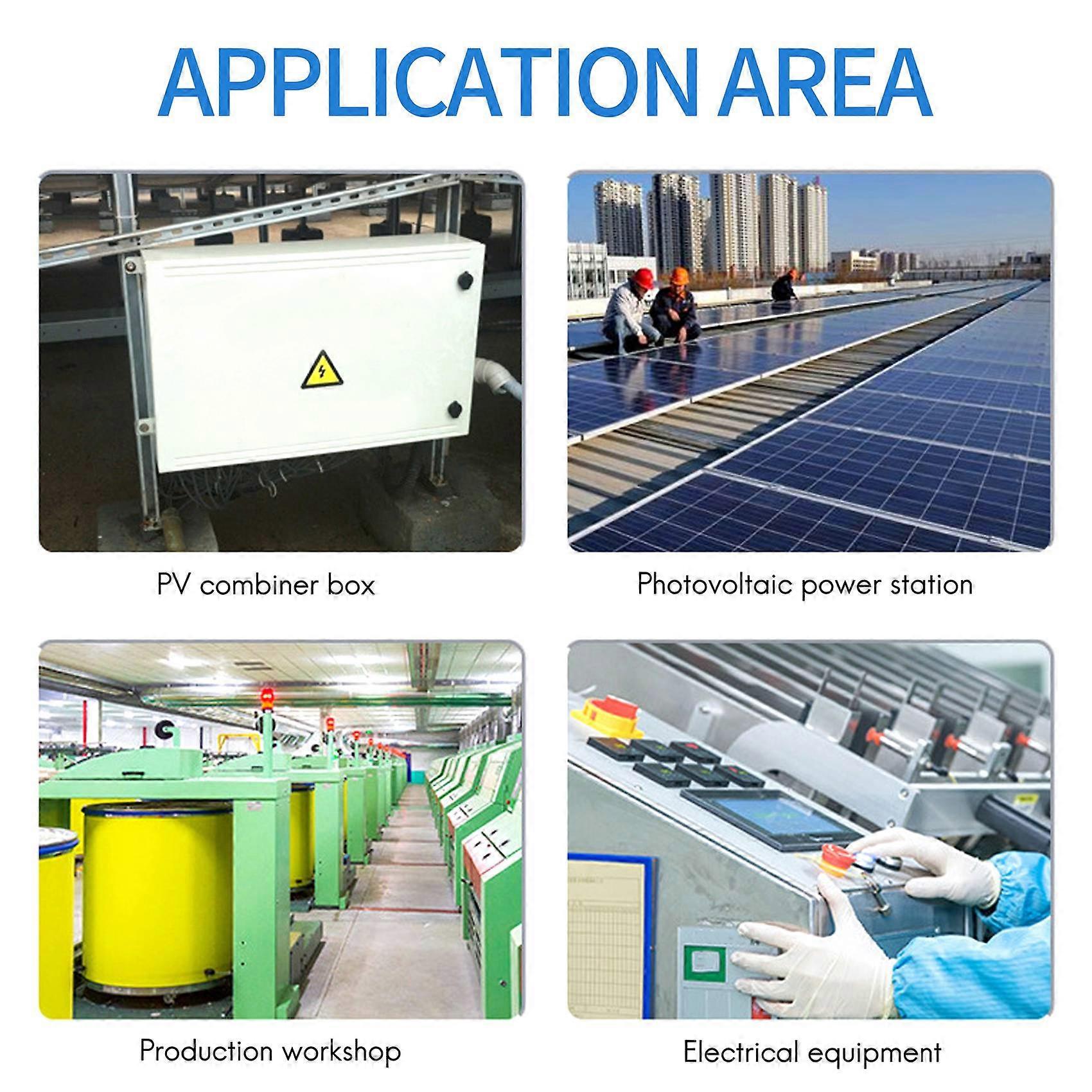 10 Pcs 1000 Fuse Solar PV Explosion-proof Fuse Silver - 15A | Fruugo UK