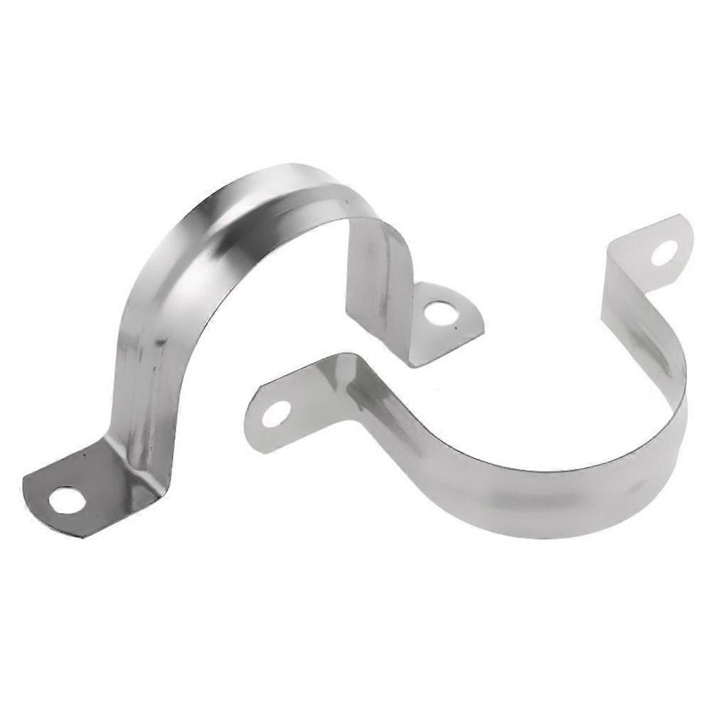 4 Stainless Steel U-Shaped Pipe Clamps, Half Pipe for Pipe Fittings ...