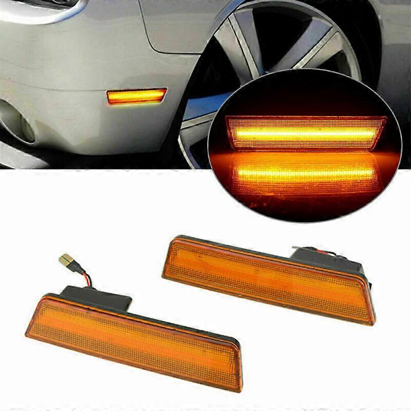 LED Front Side Marker Lights for Dodge Challenger 2008-2014 | Fruugo UK
