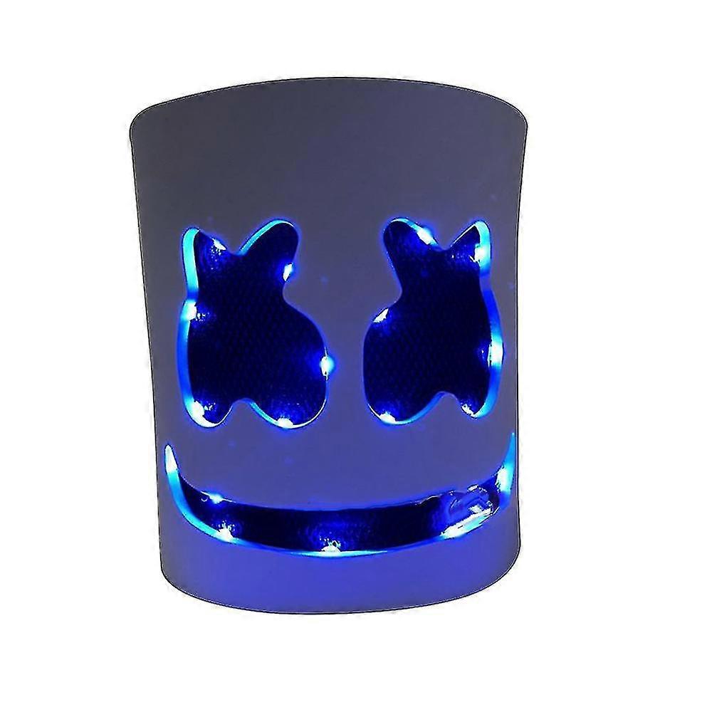 Marshmello Led Mask Dj Cosplay Helmet Marshmello Costume Mask Light Up ...