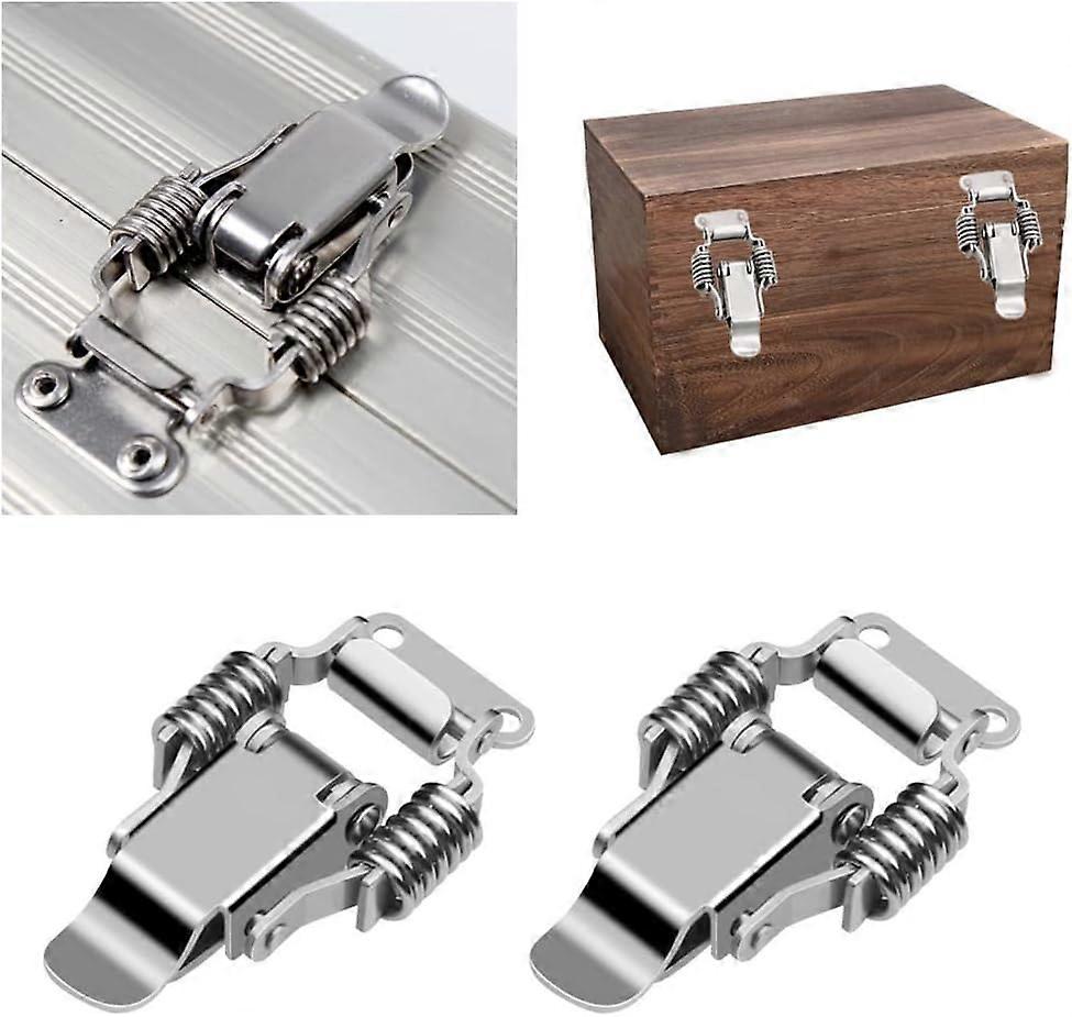 Tension closure stainless steel 2 pieces lever closure cap lock casket ...