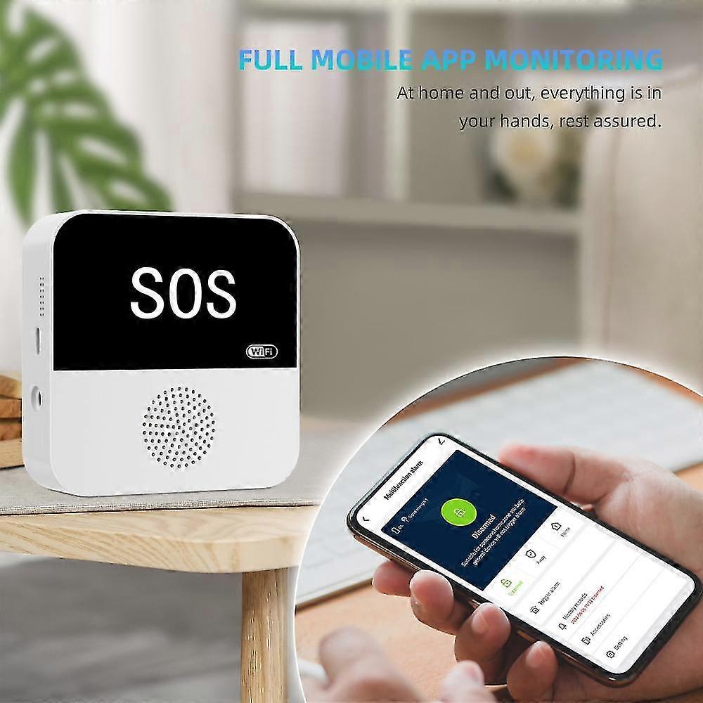 Wireless Wifi Tuya Wifi Sos Button Sensor Old People Emergency Panic ...