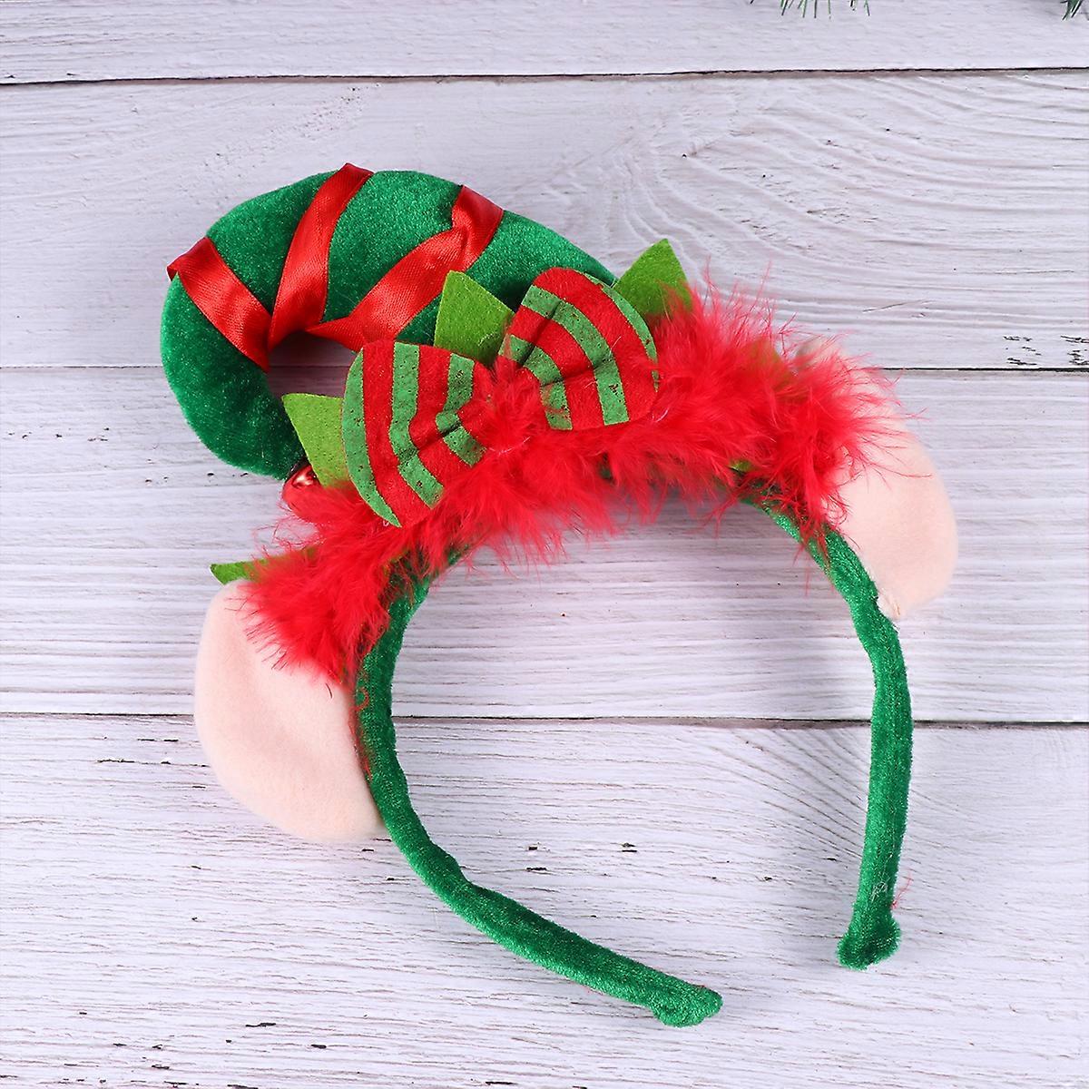 2 PCS Christmas Elf Headpiece Women Elf Headbands Christmas Headwear ...
