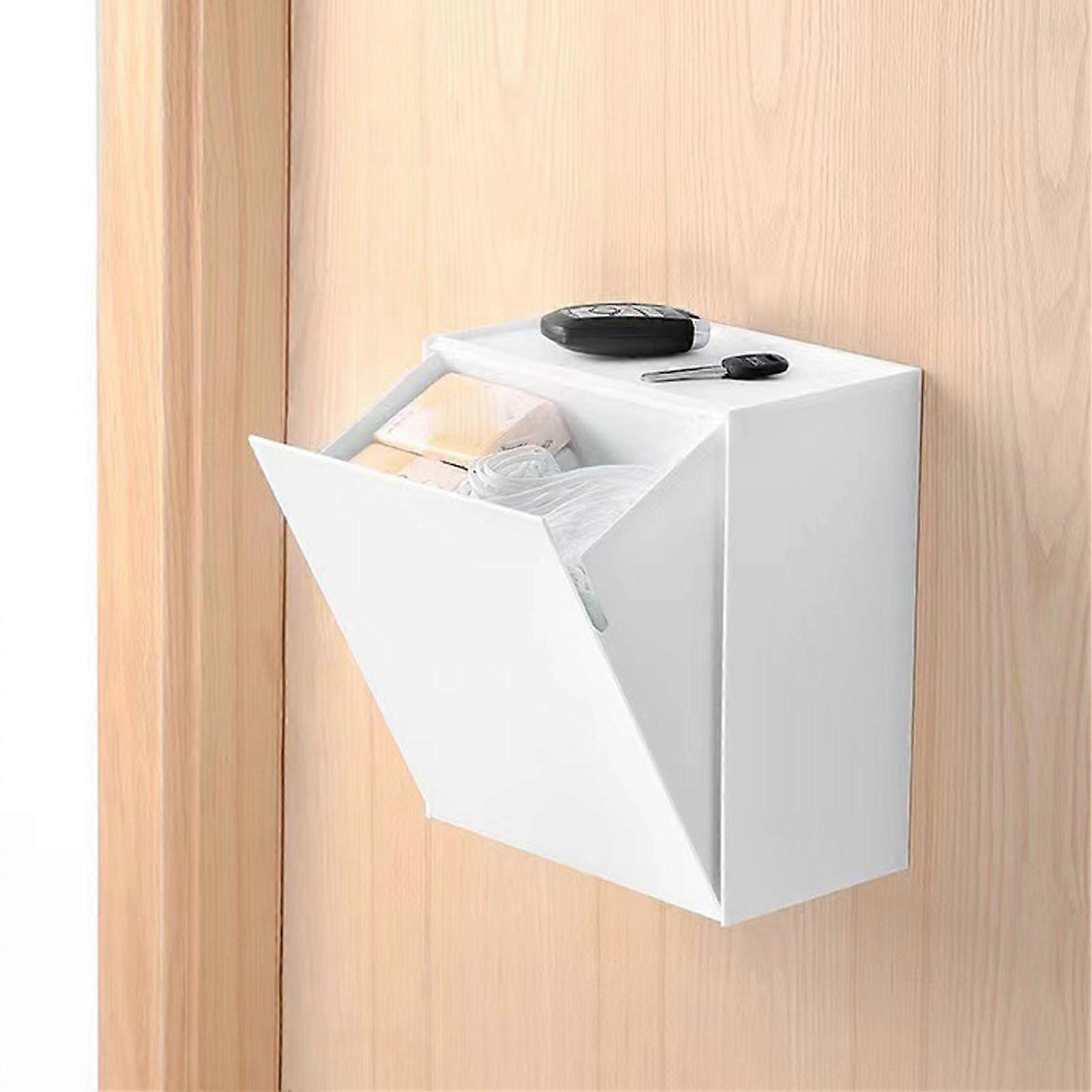 Wall Mounted Storage Box Flip Lid Design Space Saving Large Capacity ...
