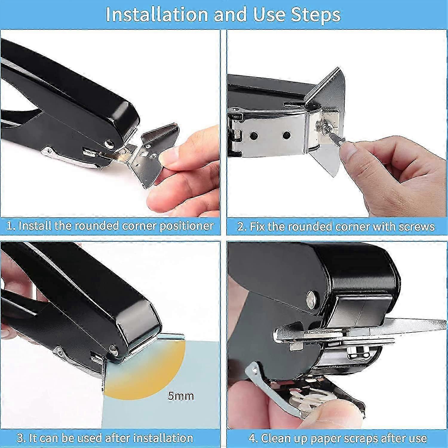 2024 Corner Cutter Rounder, Heavy Duty Round Corner Rounder Punch For ...