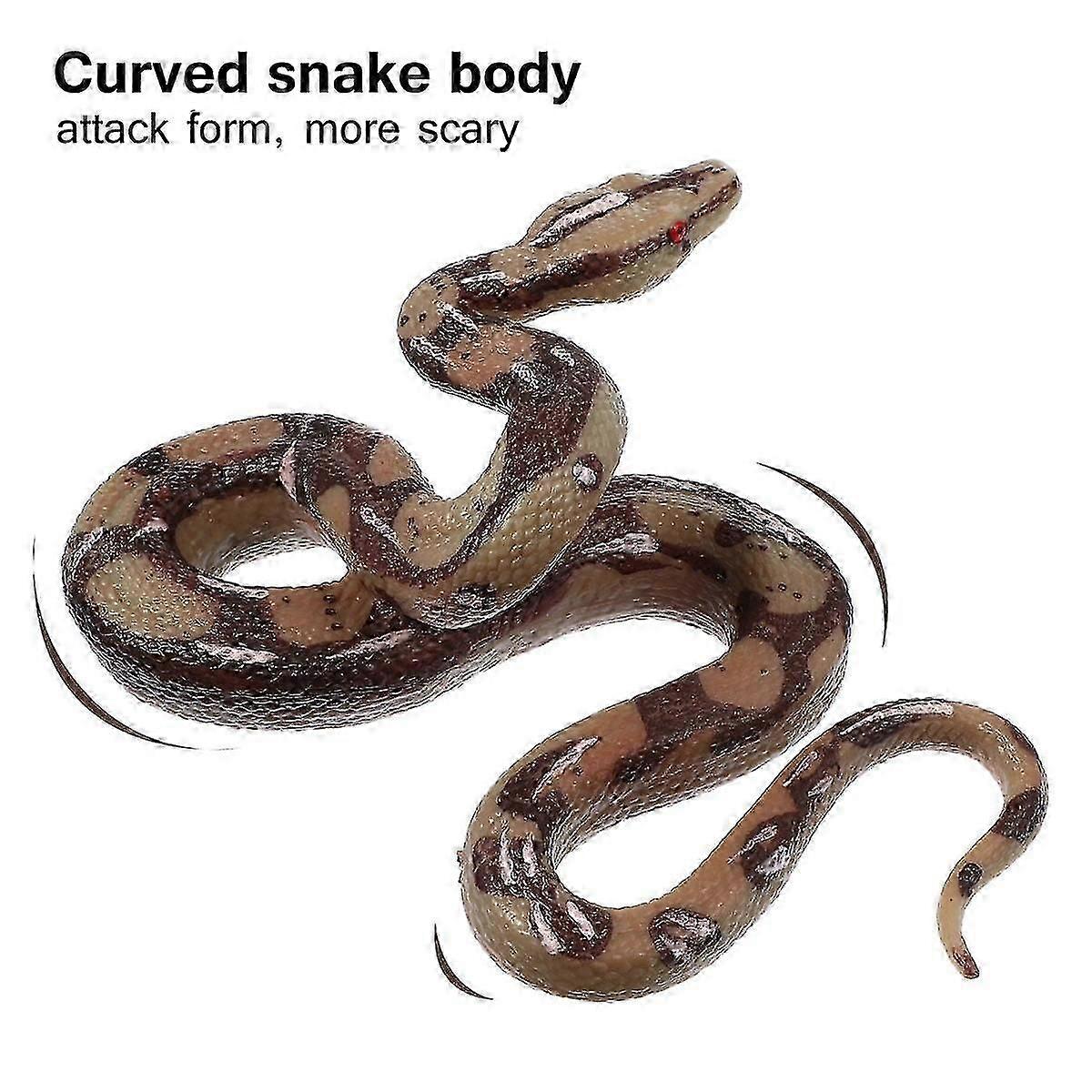 Snake Rubber Snakesfake Remote Realistic Control Lifelike Prank Figures ...