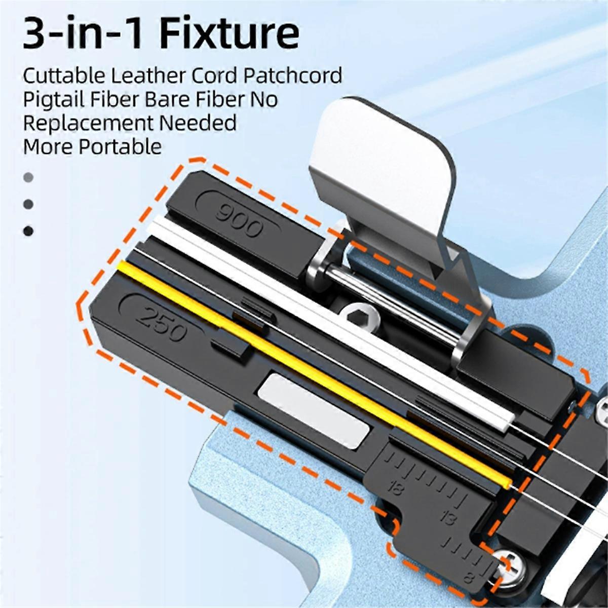 HS-30V One-Step Fully Automatic High Fiber Optic Cleaver Optical Fiber ...