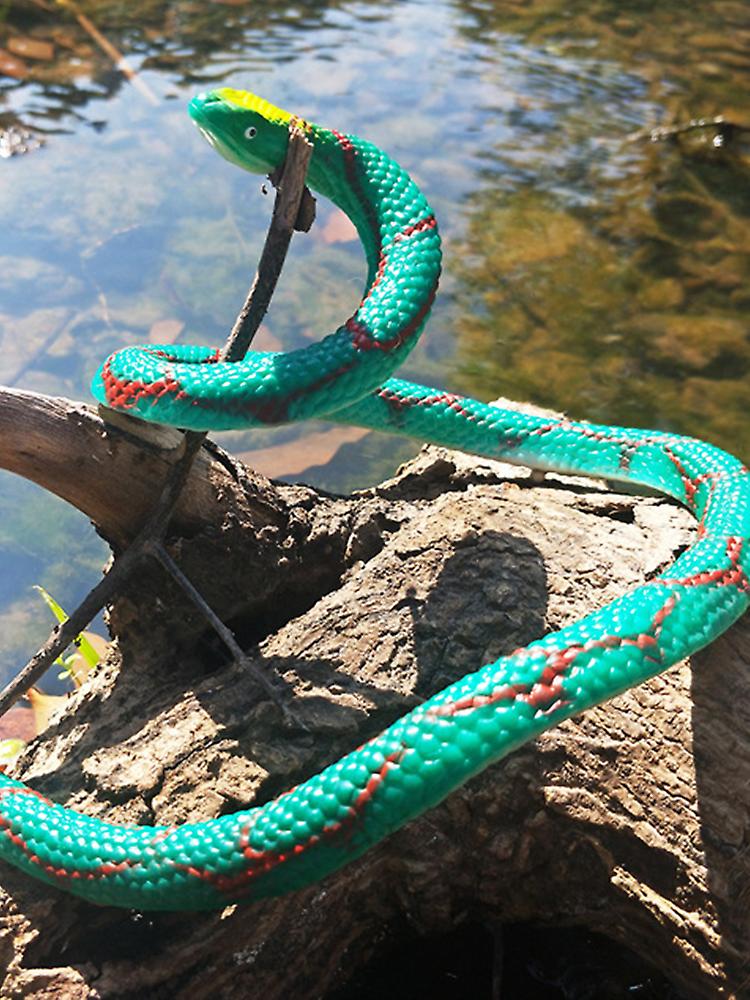 New Large Realistic Rubber Snakes, Halloween Scary Toy Fake Black ...