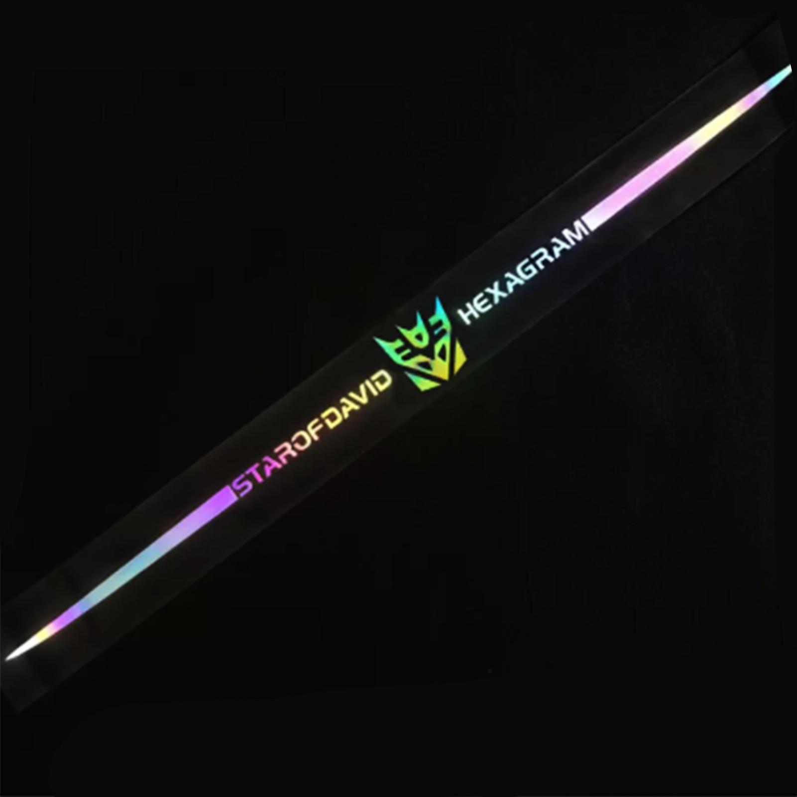 Luminous Car Night Driving Decals Night Visibility Car Hood Sticker For ...