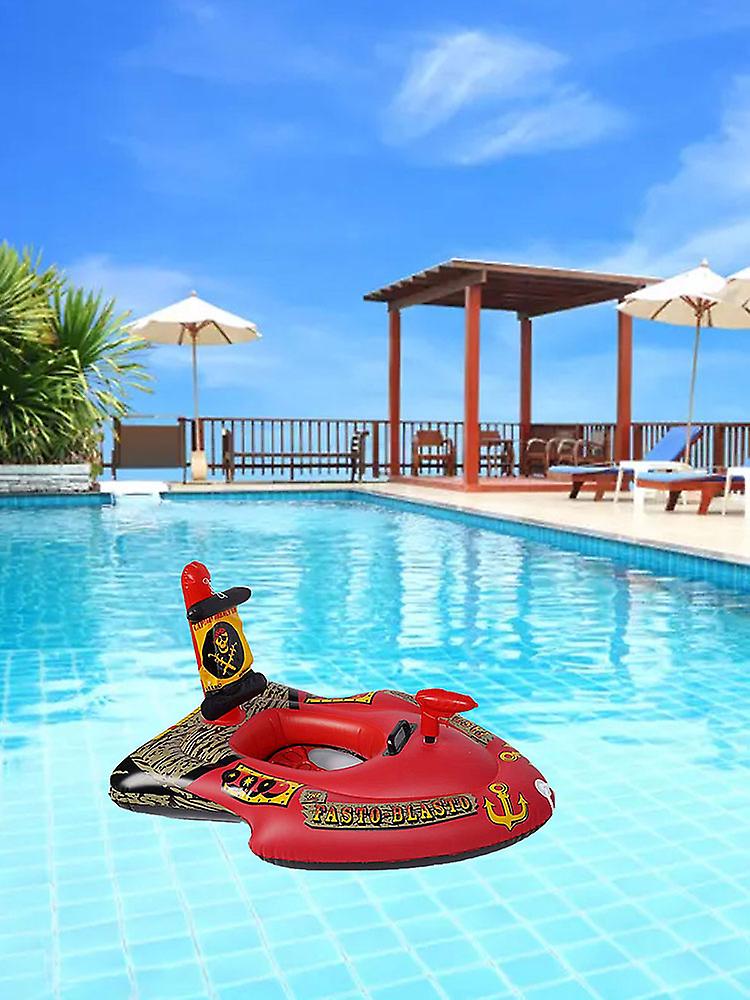 Inflatable Pirate Ship Kids Pool Float With Water Guns - Perfect For ...
