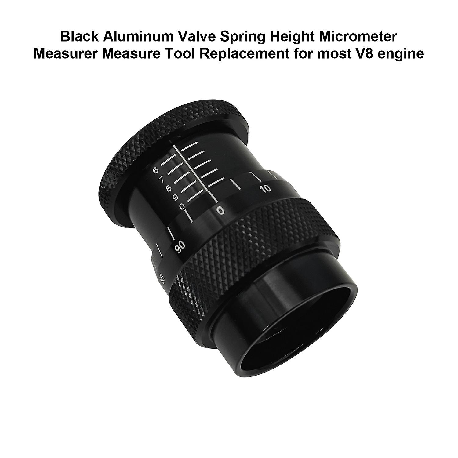 Black Aluminum Valve Spring Height Micrometer Measurer Measure Tool ...