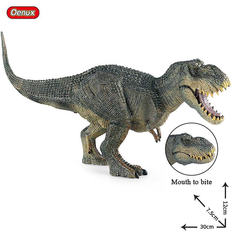 Oenux New Jurassic Dinossauro Indominus V-rex Action Figures Open Mouth ...