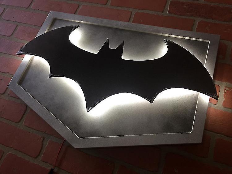 Batman Led Night Light Superhero 3d Wall Sconce Atmosphere Logo Light ...