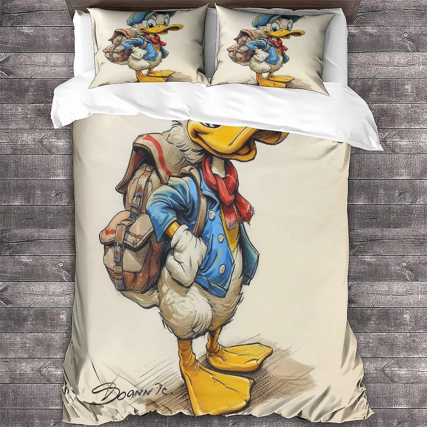 DSJackson Donald Duck Exclusive Bedding Sets with Hidden Zipper Closure ...