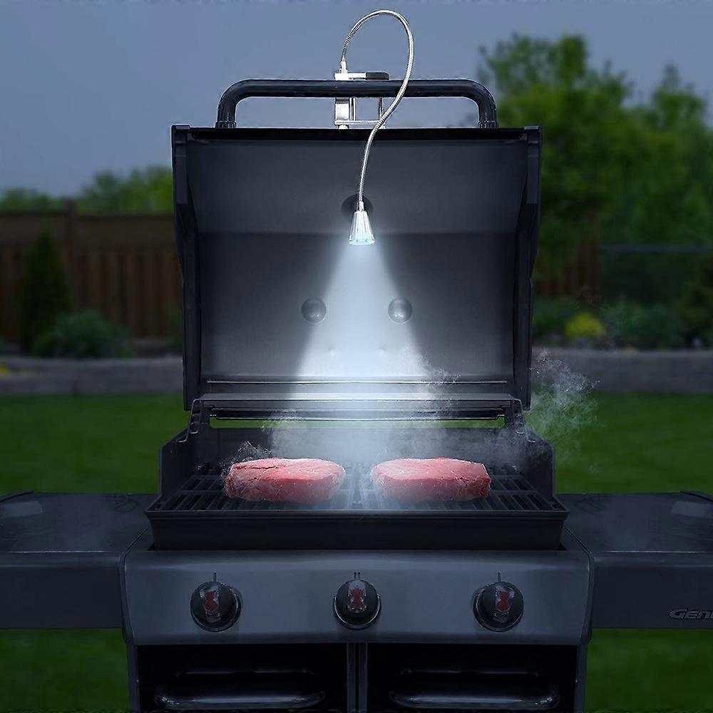 BBQ Grill Light Cordless Adjustable LED Barbecue Grill Light, Outdoor ...