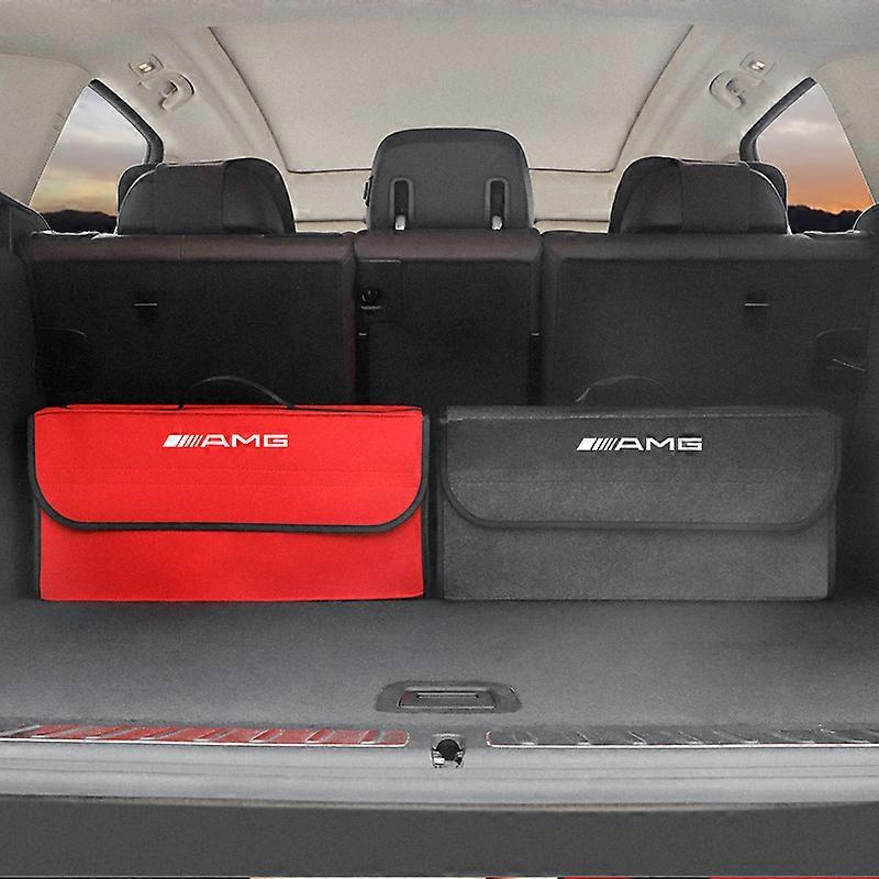 Car Trunk Storage Box Organizer Foldable Sundries Bag For Mercedes Benz ...