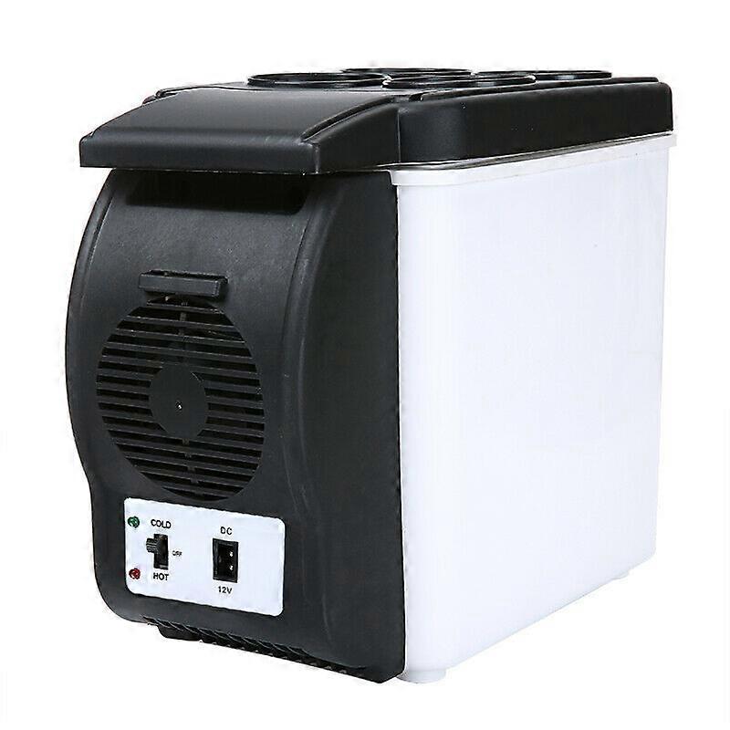 Ny 6L 12V bærbar mini bil fryser kjøler varmere elektrisk kjøleskap ...
