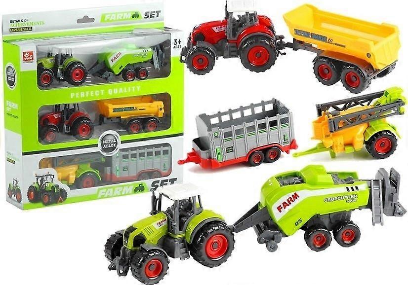 6-in-1 Tractor Farm Set: Tractors, Trailers & More for Kids! | Fruugo UK