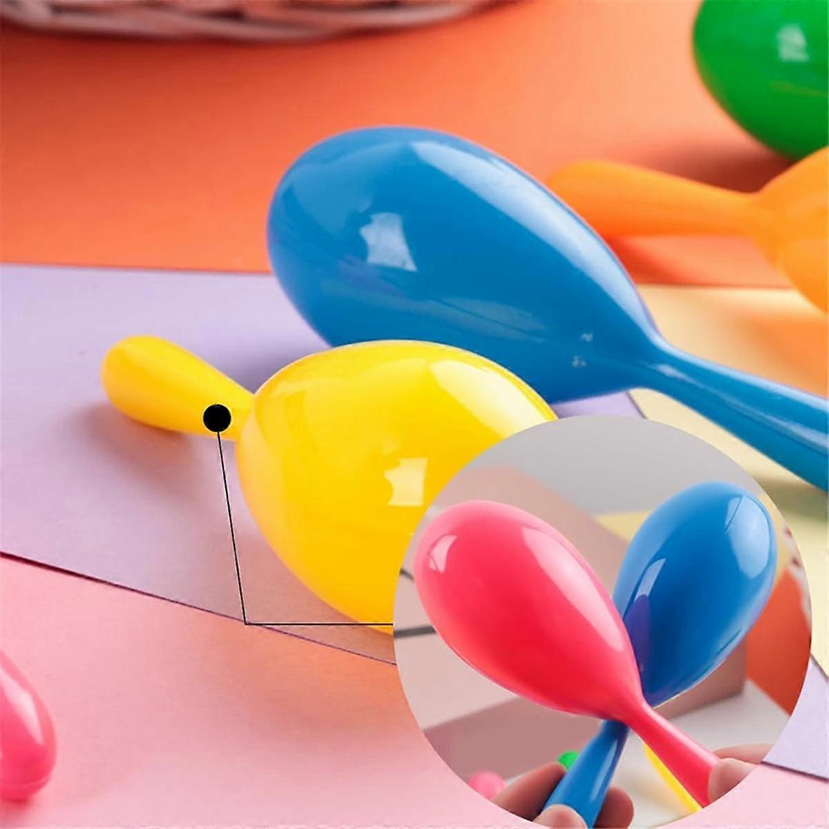 25PCS Maracas for Kids, Maracas Mini Colorful Maracas Toy Noisemaker ...