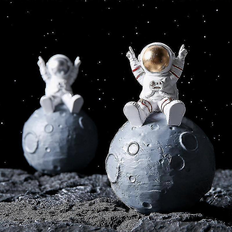 Piggy Bank, Astronaut Toys With Planet Coin Bank Resin Money Jar For ...