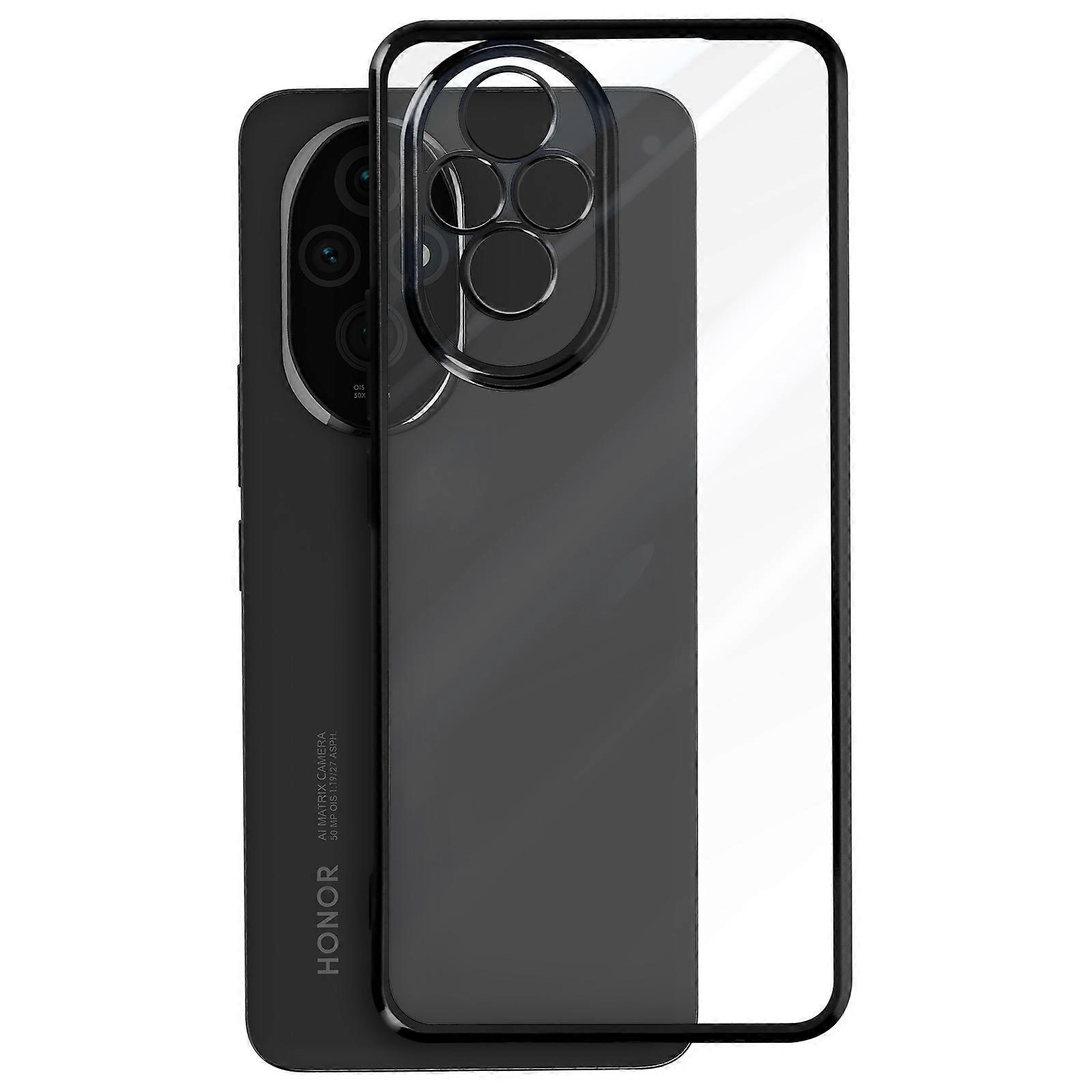 Case for Honor 200 Pro Transparent Back Contour Chrome effect | Fruugo UK