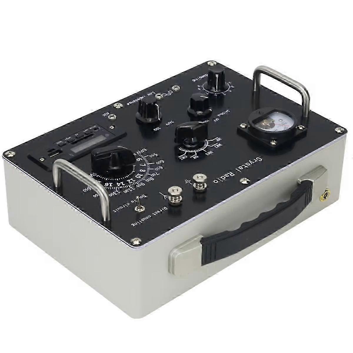 Crystal Radio Medium Wave & Shortwave Retro Crystal Radio with FM Radio ...